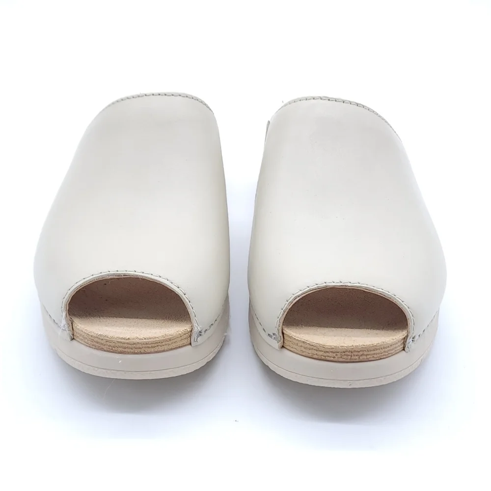 Dansko | Shoes | Dansko Womens Ravyn Napa Ivory Slipon Leather Slide Us ...